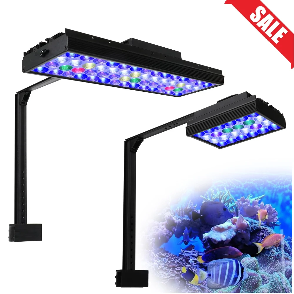 Aquarium-LED-Light-for-Marine-Coral-SPS-LPS-Sea-Reef-Tank-Blue-White ...