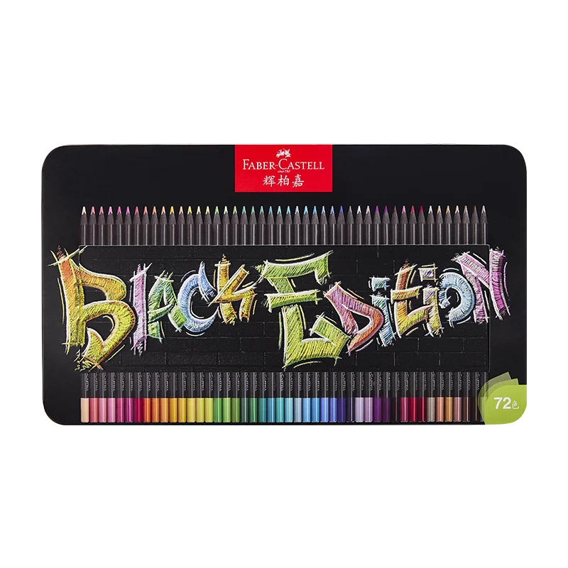 Faber Castell Black Edition Professional Color Pencil 48/72 Colors Oil ...