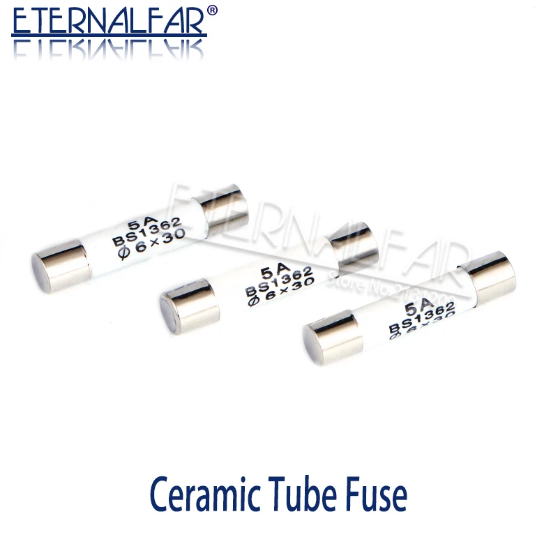 Bs1362 High Pressure Smelt To Break Ceramics Fuse Ro58 6*30mm Fuse 500v ...