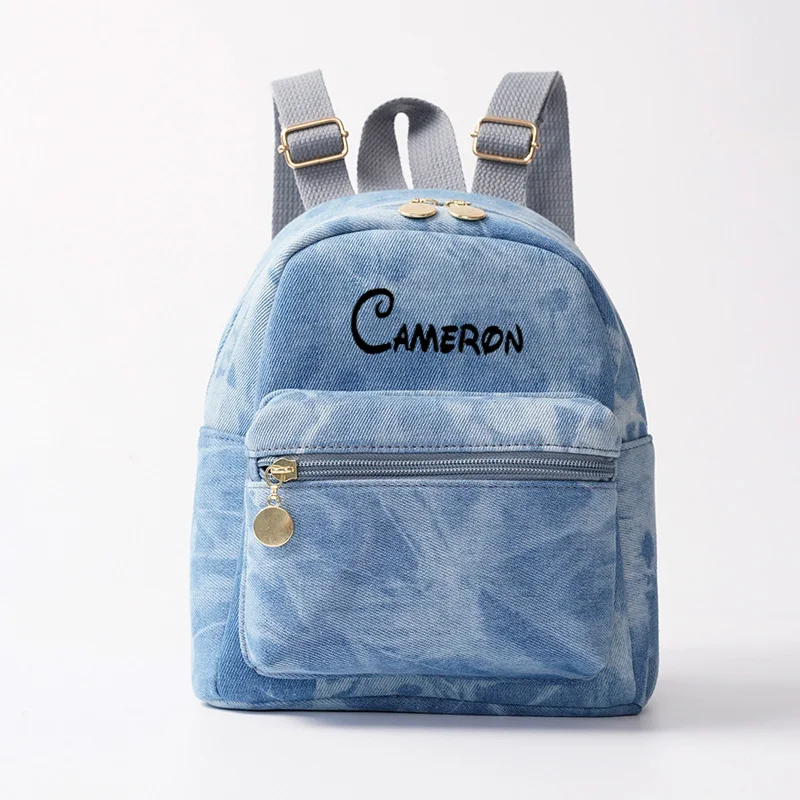 Personalized-Customization-Mini-Vintage-Denim-Backpack-Women-s-Forest ...