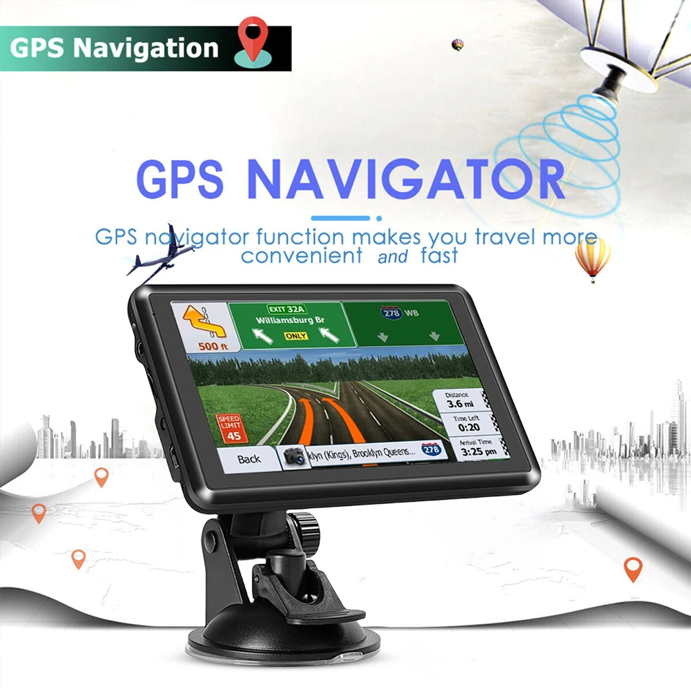 Navegador-GPS-para-coche-transmisor-FM-de-5-pulgadas-256MB-8G ...