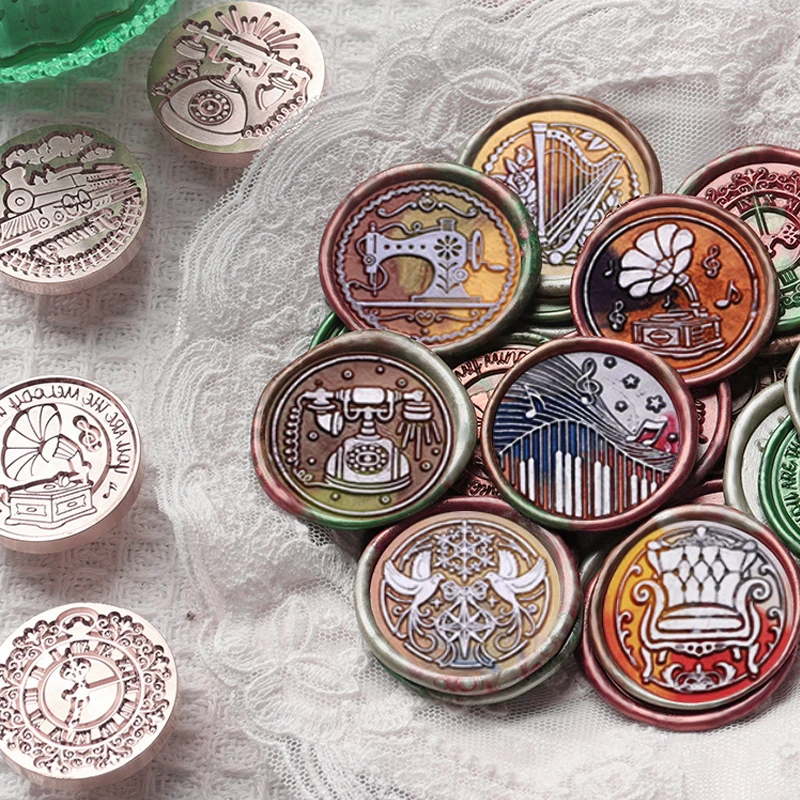 Vintage Wax Seal Stamp Head | Vintage Wax Scrapbooking | Seal Vintage ...