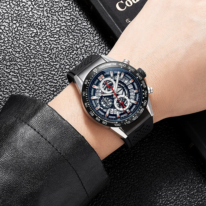 OUPAI reloj deportivo para hombre, pulsera con correa de goma ...