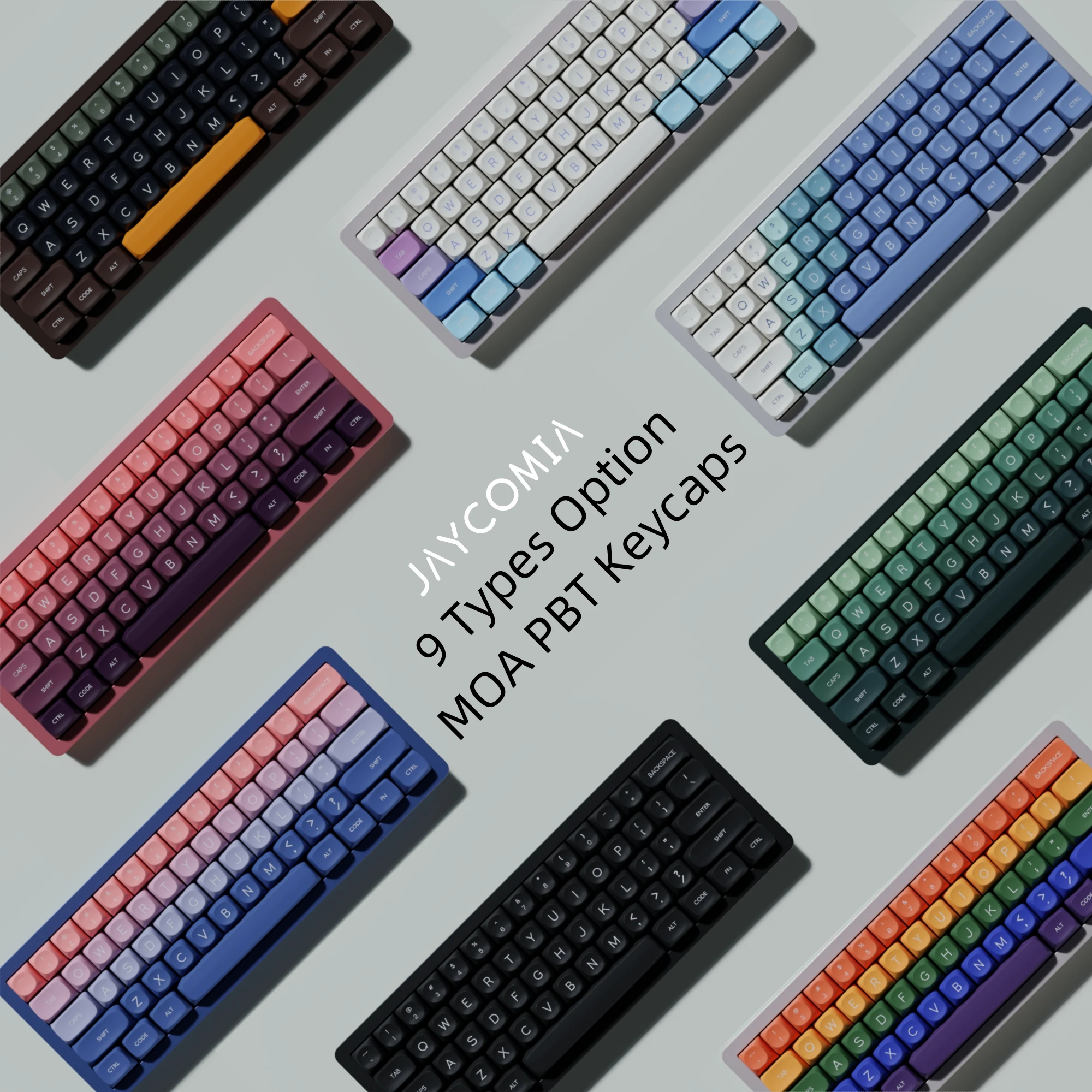 JCM-MOA-GMK-More-Types-PBT-Keycaps-Big-Set-7u-Space-Bar-Key-Caps-For ...