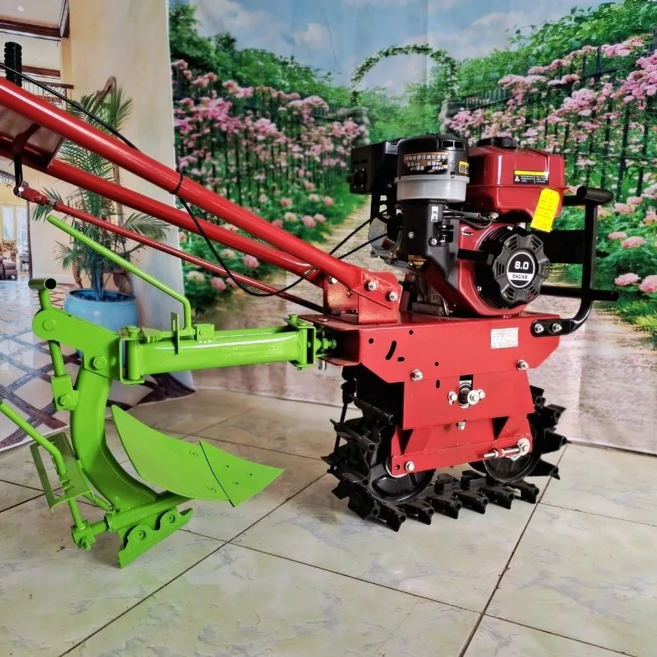 Multifunctional Single Wheel Small Chain Track Crawler Tiller Plowing ...