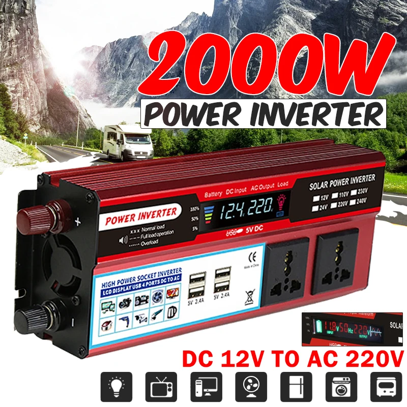 Peak-2000W-Inverters-Modified-Sine-Wave-Solar-Power-DC-12-To-AC-220V ...