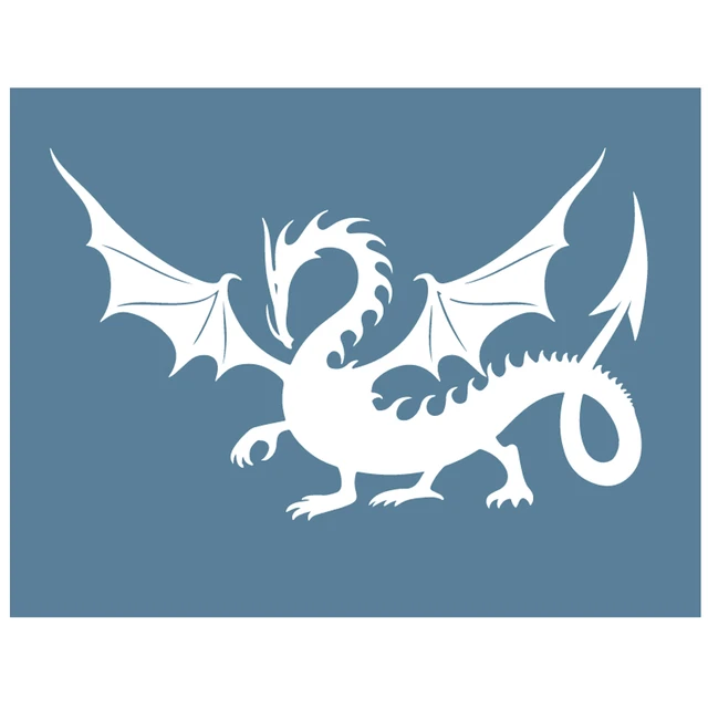 Flying Dragon Stencil