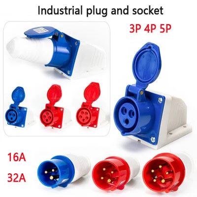 Ip67 Waterproof Industrial Plug Socket | Waterproof Industrial Plug ...