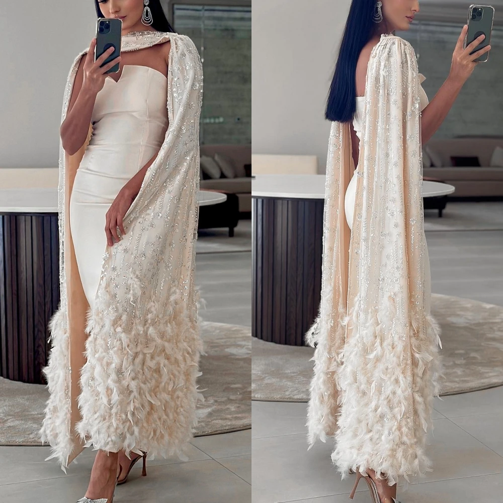 Prom Dress Intricate Women Strapless A-line Formal Ocassion Gown ...