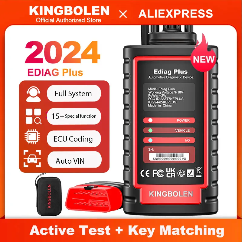 KINGBOLEN-EDIAG-Plus-All-System-OBD2-Diagnostic-Scanner-Intelligent ...