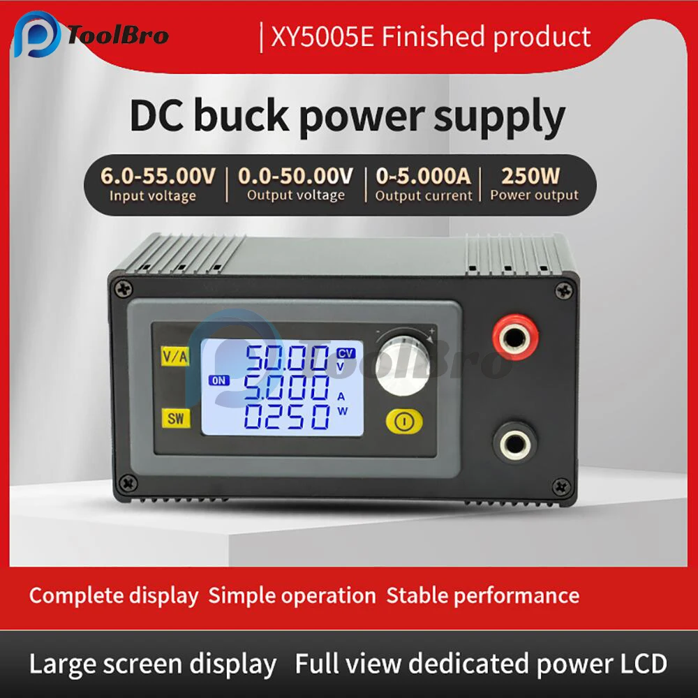 6 55V 5A 8A 250 400W Step Down Buck Converter Power Supply CC CV Voltage Regulator LED Digital ...