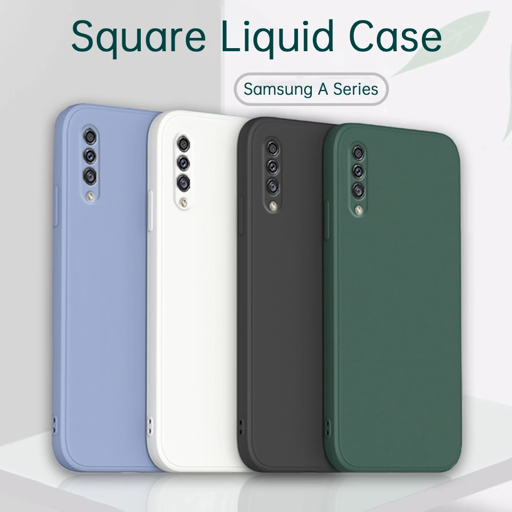 Funda-Original-Phone-Case-for-Samsung-Galaxy-A30S-A50-A50S-Liquid-Silicone-Fundas-Camera ...