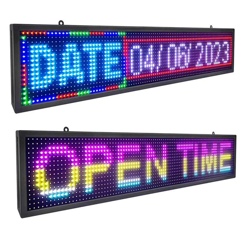 Programmable-LED-Board-RGB-Full-Color-Sign-1000-x190x38-4mm-LED-Sign ...