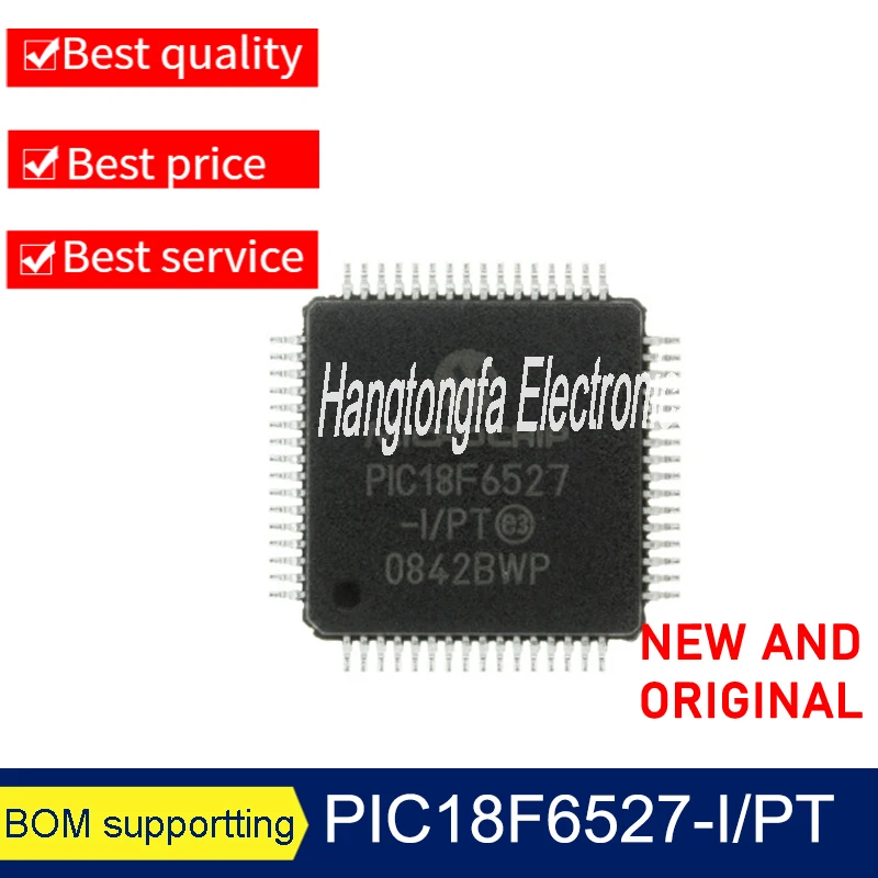Original-PIC18F6527-I-PT-TQFP64-8-BIT-MICROCONTROLLER-CHIP-MCU-PROVIDES ...