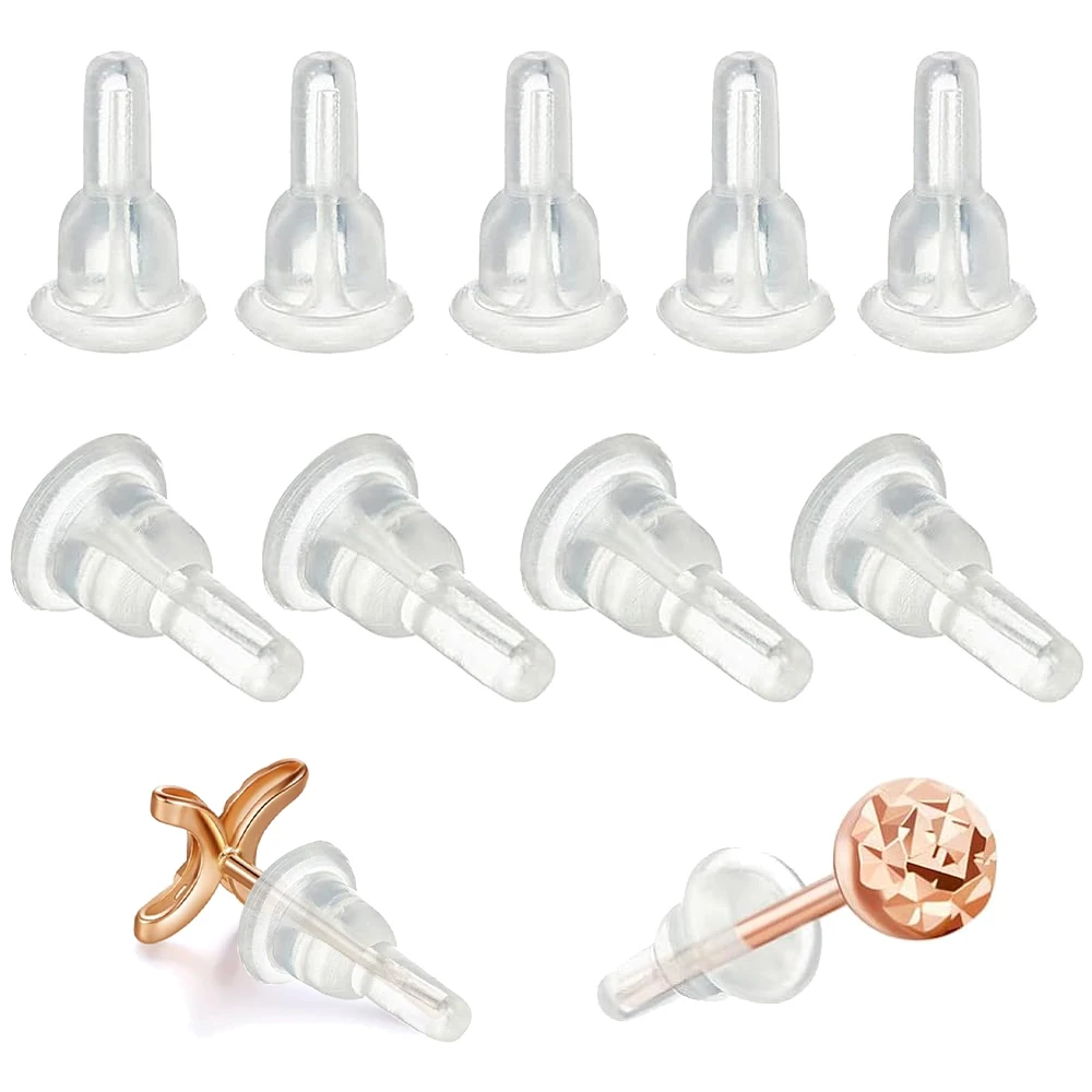 50-100pcs-Silicone-Full-Cover-Earring-Backs-Dust-Proof-Stopper ...