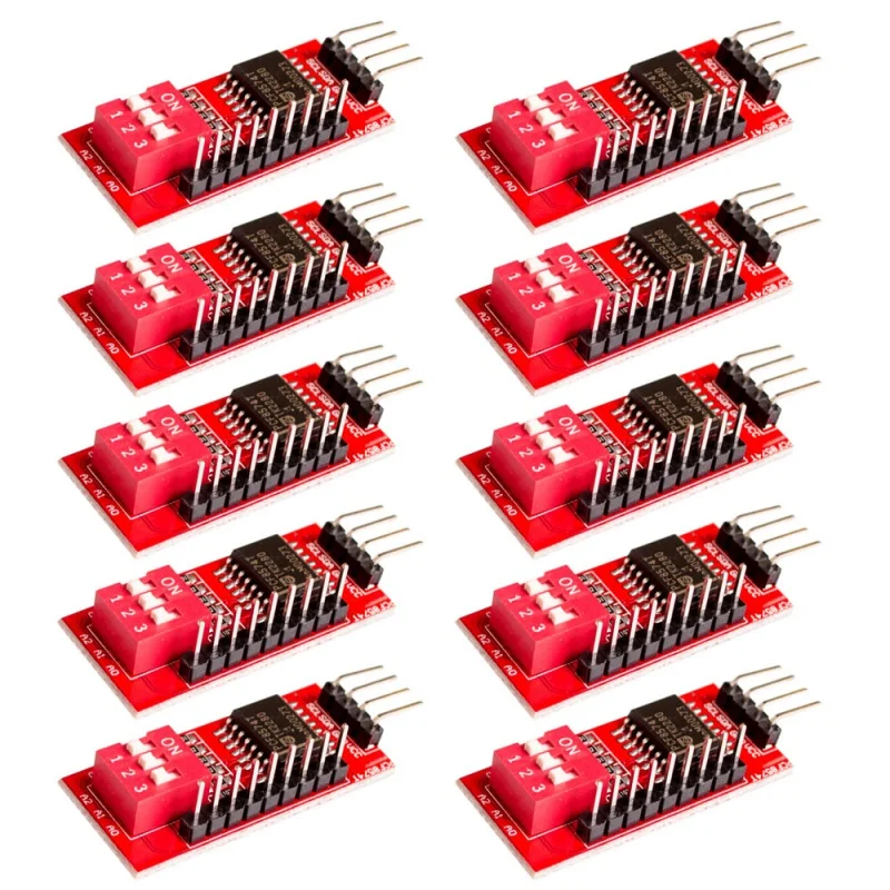 10pcs Pcf8574 Pcf8574t I O For Iic I2c Twi Spi Serial Interface Board Port Lcd1602 Lcd2004