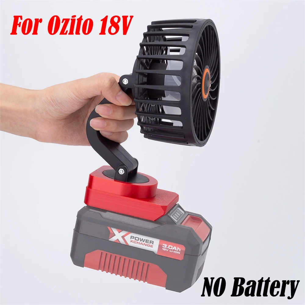 Portable Workshop Jobsite Fan For Ozito 18V Lithium Battery Li-Ion Bare ...