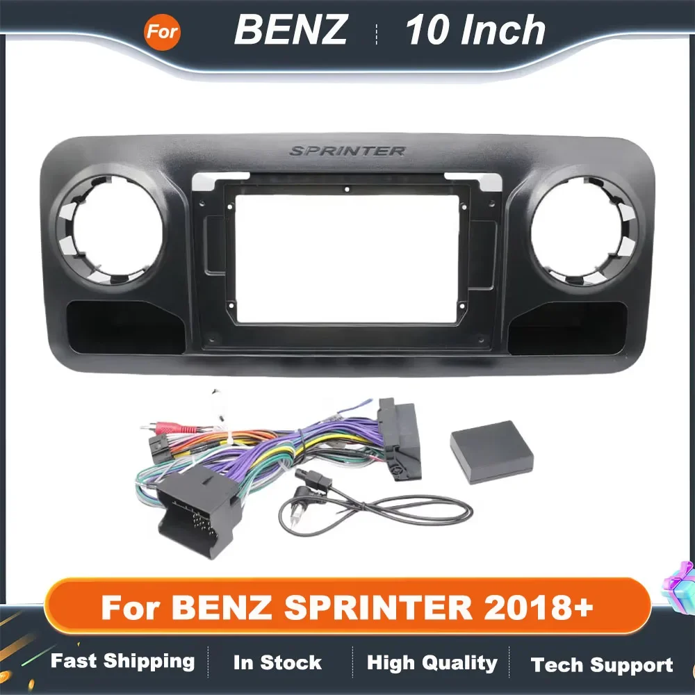 10.1 Inch 2 Din Car Radio Fascia Frame for BENZ SPRINTER 2018+ - Stereo ...
