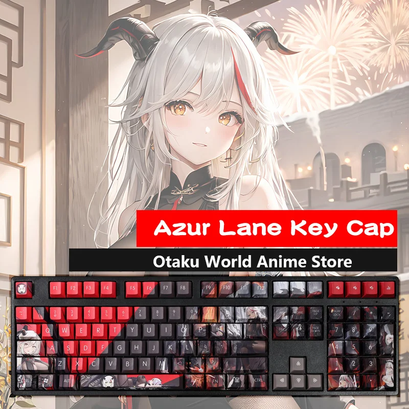 Azur-Lane-Aegir-Cool-Keycap-Keyboard-Otaku-Game-Player-Cosplay-Props ...