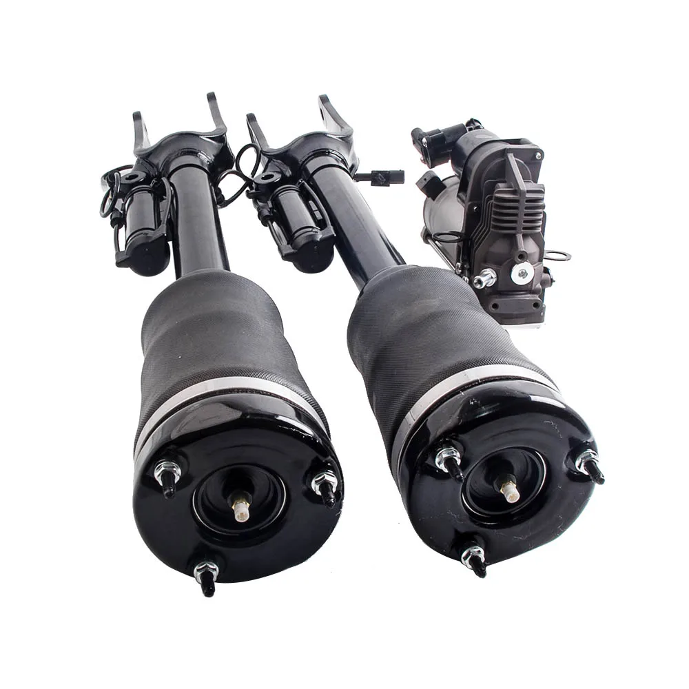2x Front Air Spring Shock Struts+Compressor Pump For Mercedes W164 ...