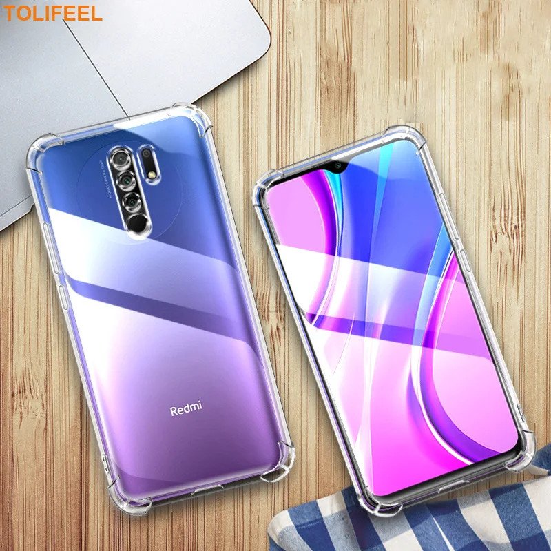 Shockproof-Airbag-Case-For-Xiaomi-Redmi-9-9A-9C-9T-Soft-Silicone ...