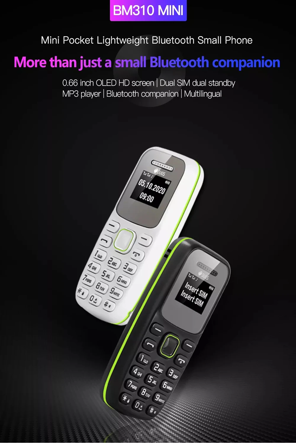 Bm310-0-66-Polegada-barato-teclado-do-telefone-m-vel-350mah-duplo-sim ...