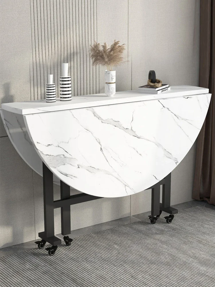 Folding-Table-Circular-Household-Small-Unit-Folding-Table ...