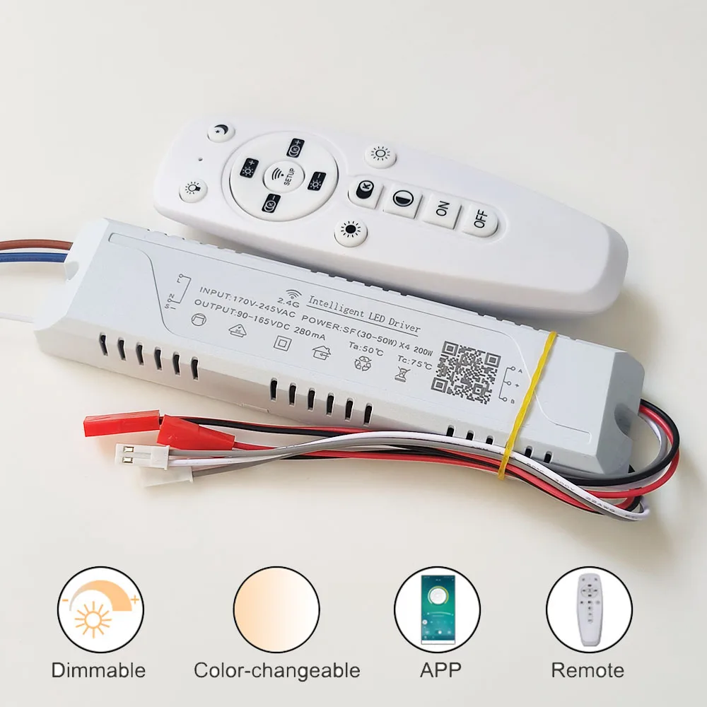 2-4G-Intelligent-LED-driver-remote-control-power-supply-dimming-color ...