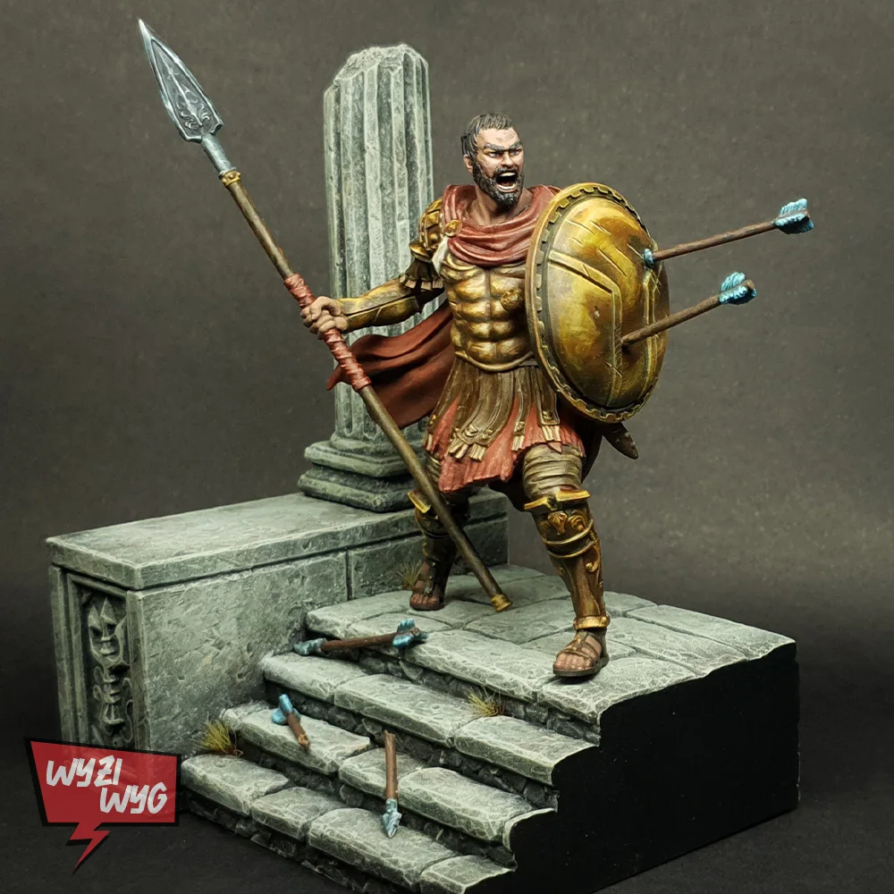 Hoplites Miniature, Warrior Firure, Wanderer, Spartan Soldier, Hd 3d ...