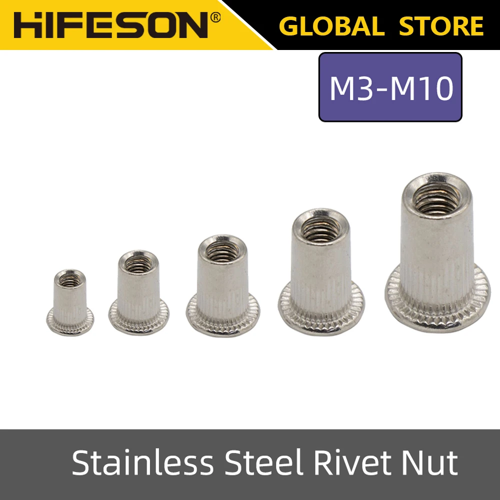 Stainless Steel Threaded Insert | Stainless Steel Threaded Rivets - M3 ...