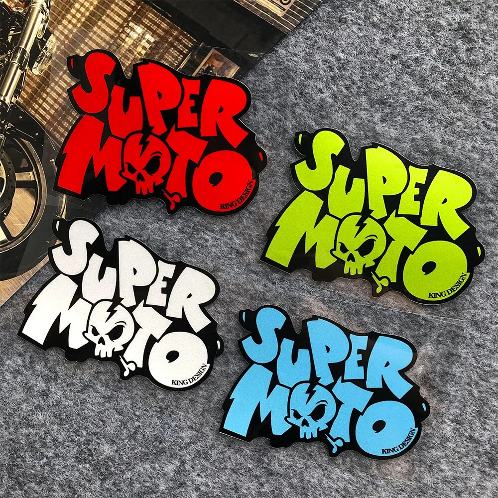 JDM-Super-Moto-Reflective-Stickers-Decor-Motorcycle-Body-Windshield ...