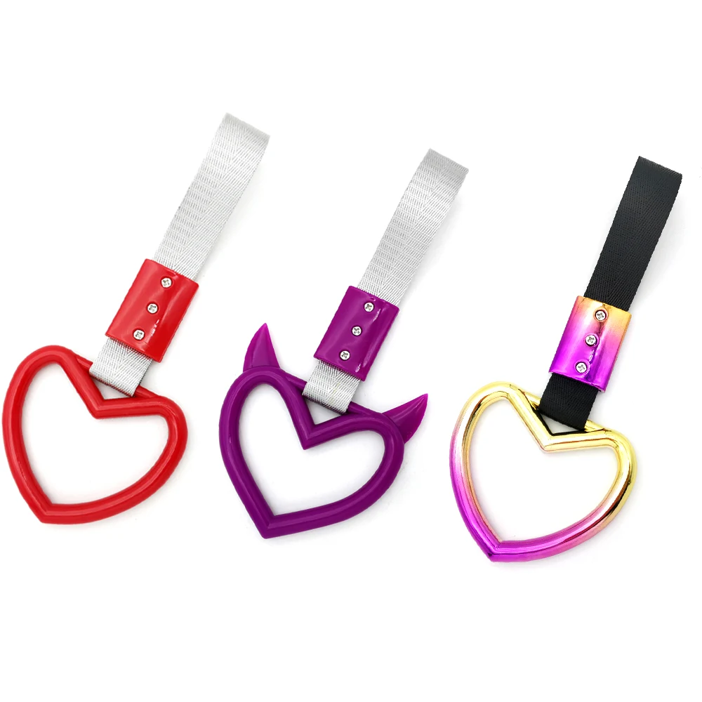 JDM-Ring-Japanese-Subway-Train-Bus-Car-Handle-Cute-Broken-Heart-Handle ...
