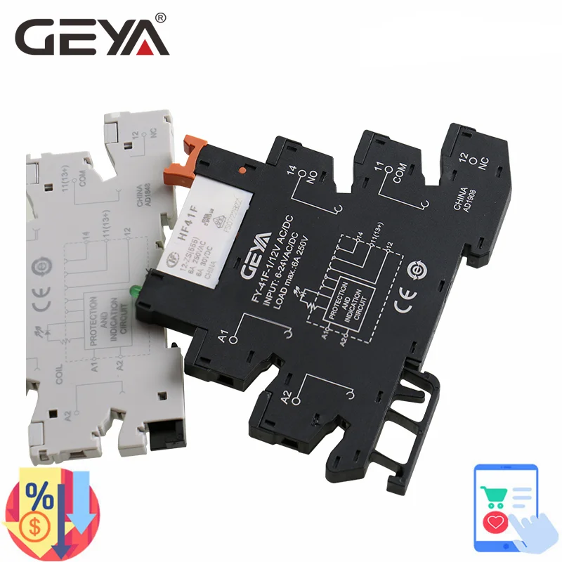 Integrated Power Relay Slim | Din Rail Slim Relay Module | 12v Slim ...