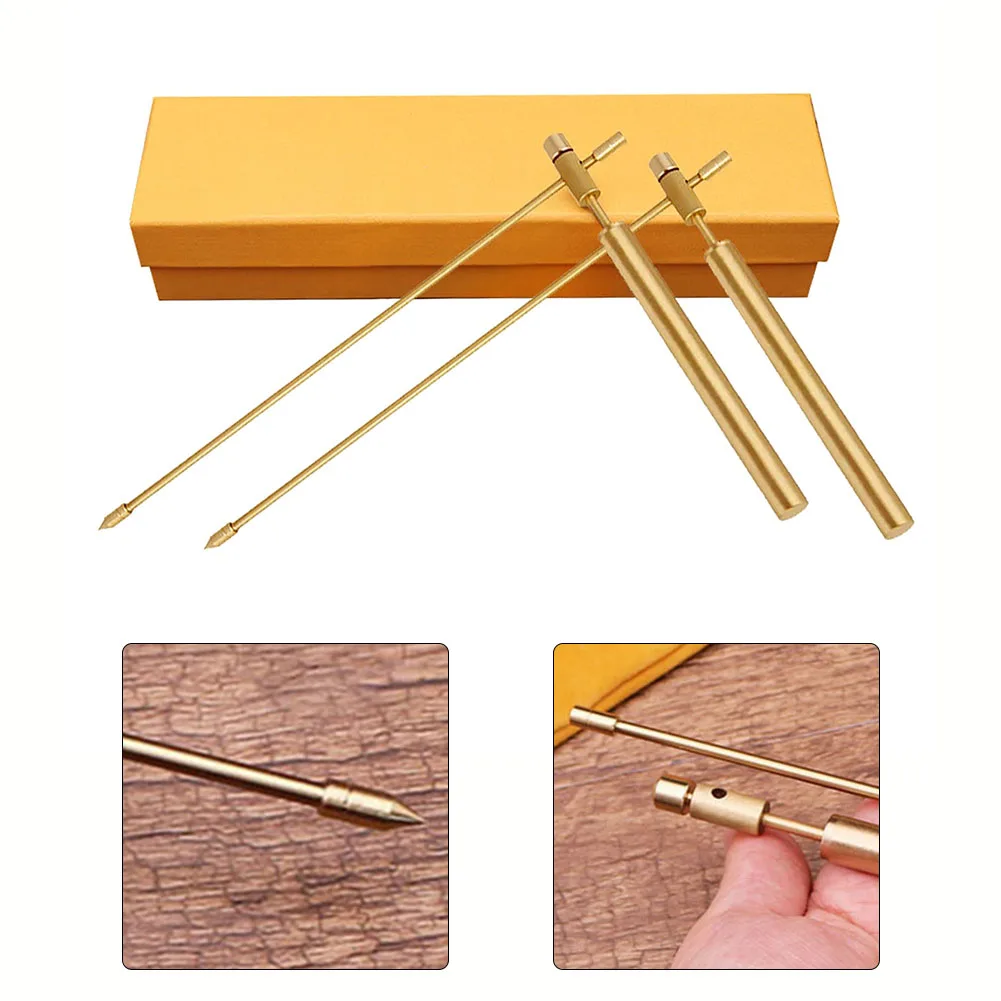 2PCS-99-9-Pure-Copper-Copper-Dowstick-For-Treasure-Hunting-Divination ...