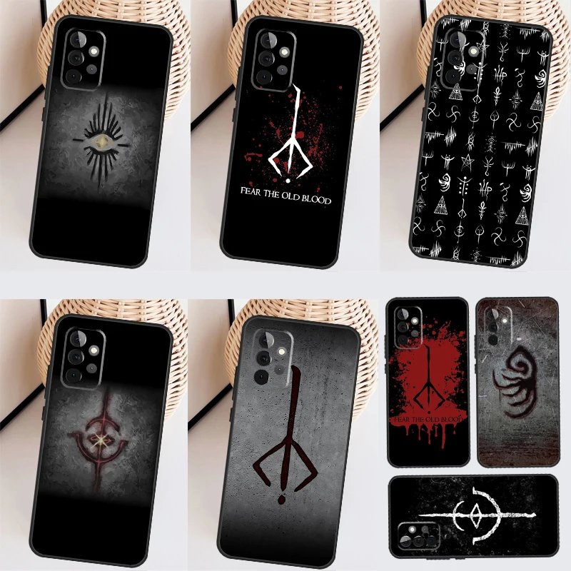 Bloodborne-Runes-Cover-For-Samsung-Galaxy-A54-A34-A24-A14-A53-A52-A13 ...