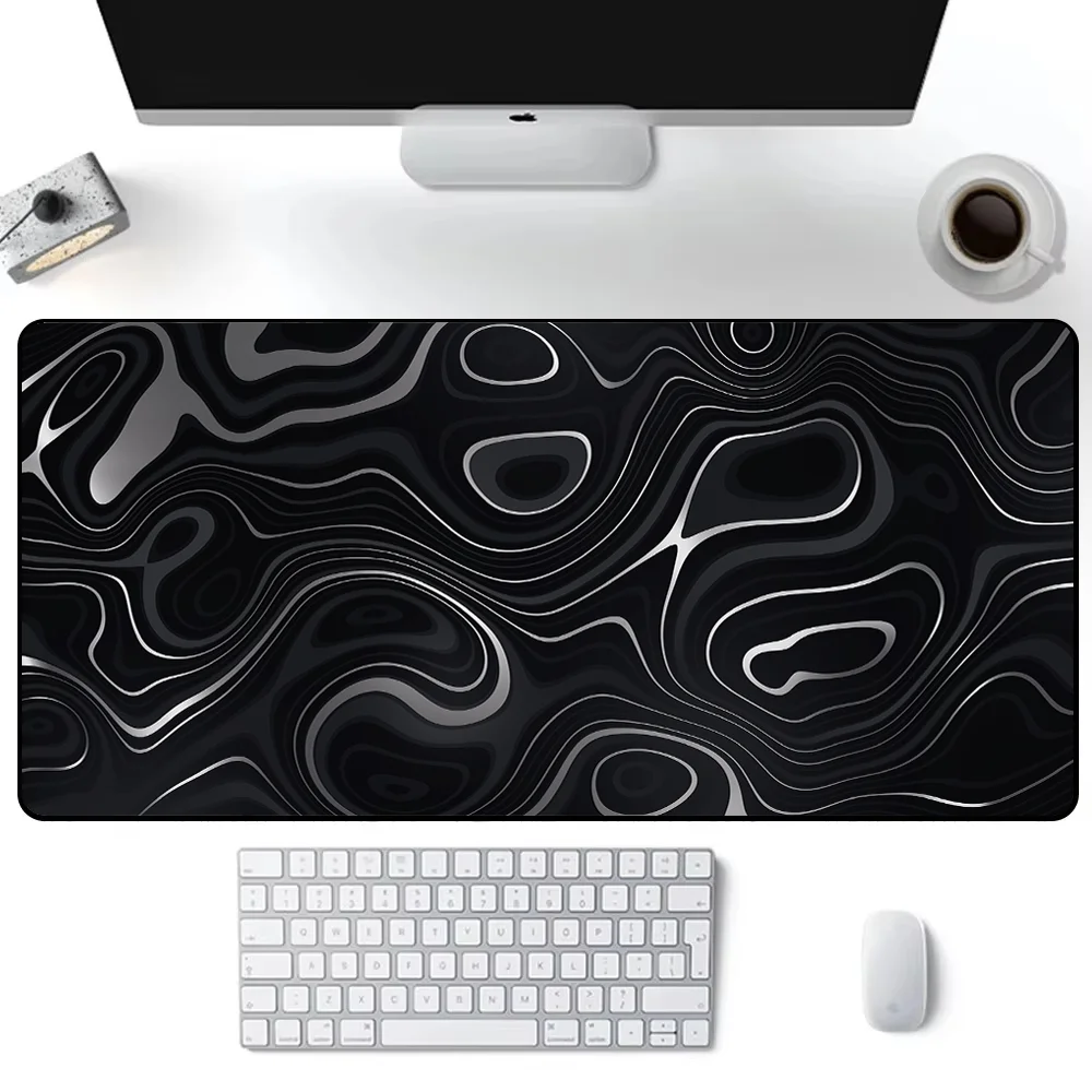 Black-White-Mousepads-Colorful-line-Gaming-Mouse-Pad-Company-Mouse-Mat ...