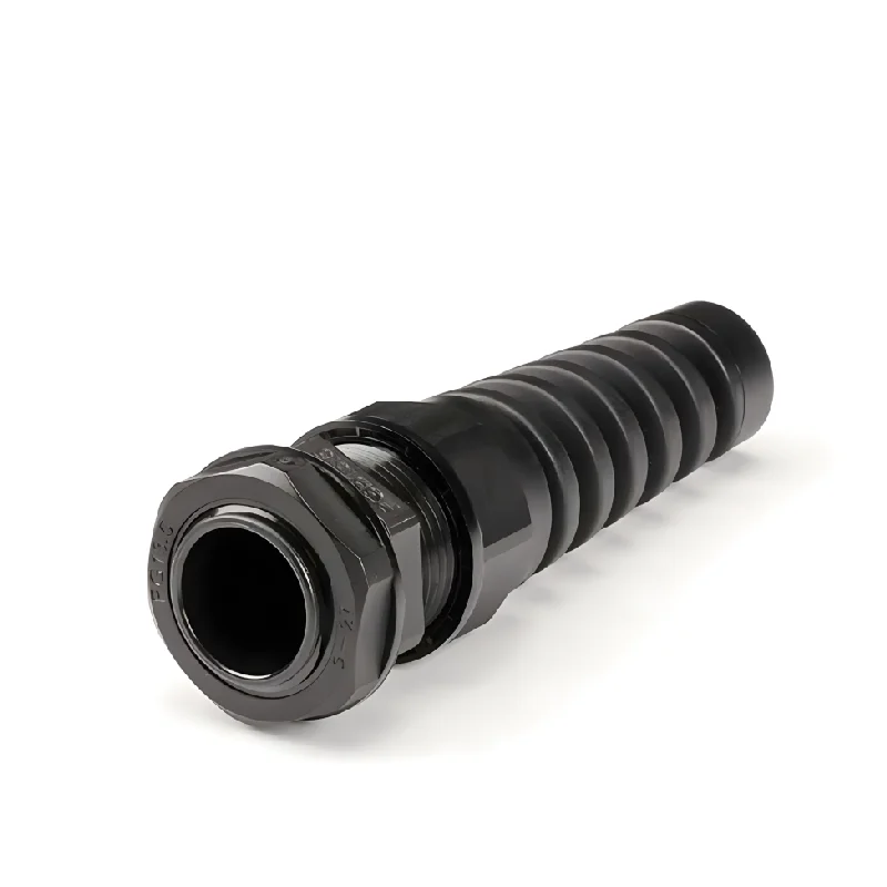 IP68-Waterproof-PG9-Cable-Gland-Black-White-Plastic-Flex-Spiral-Strain ...