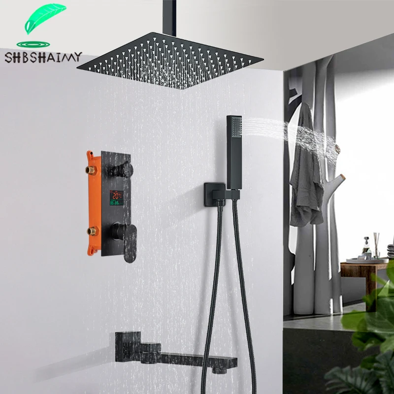 Black Digital Shower Mixer at Alice Wollstonecraft blog