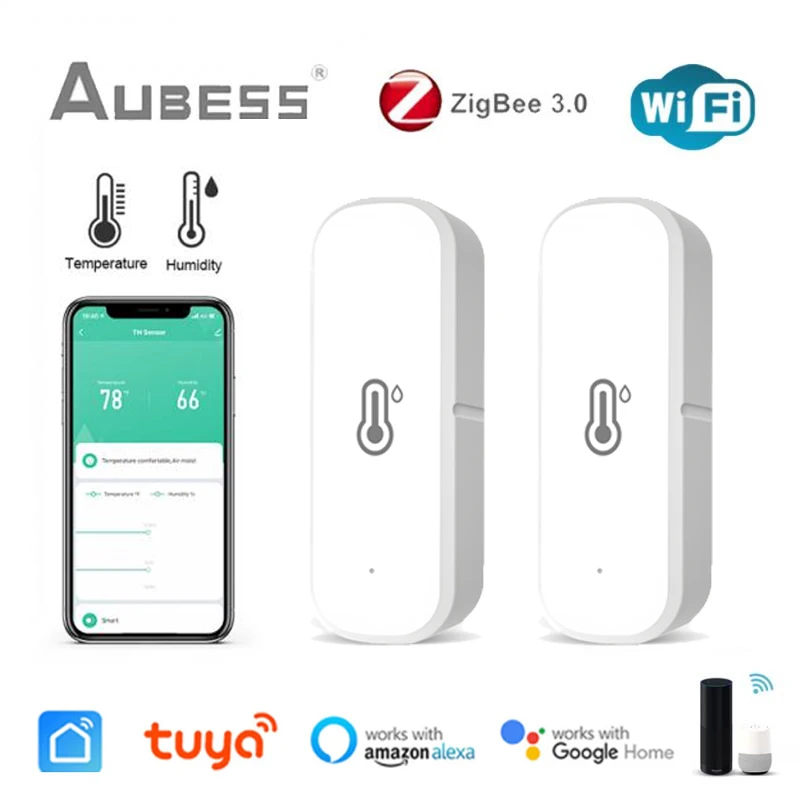 Tuya-Zigbee-WiFi-Smart-Temperature-Humidity-Sensor-Smart-LifeAPP ...