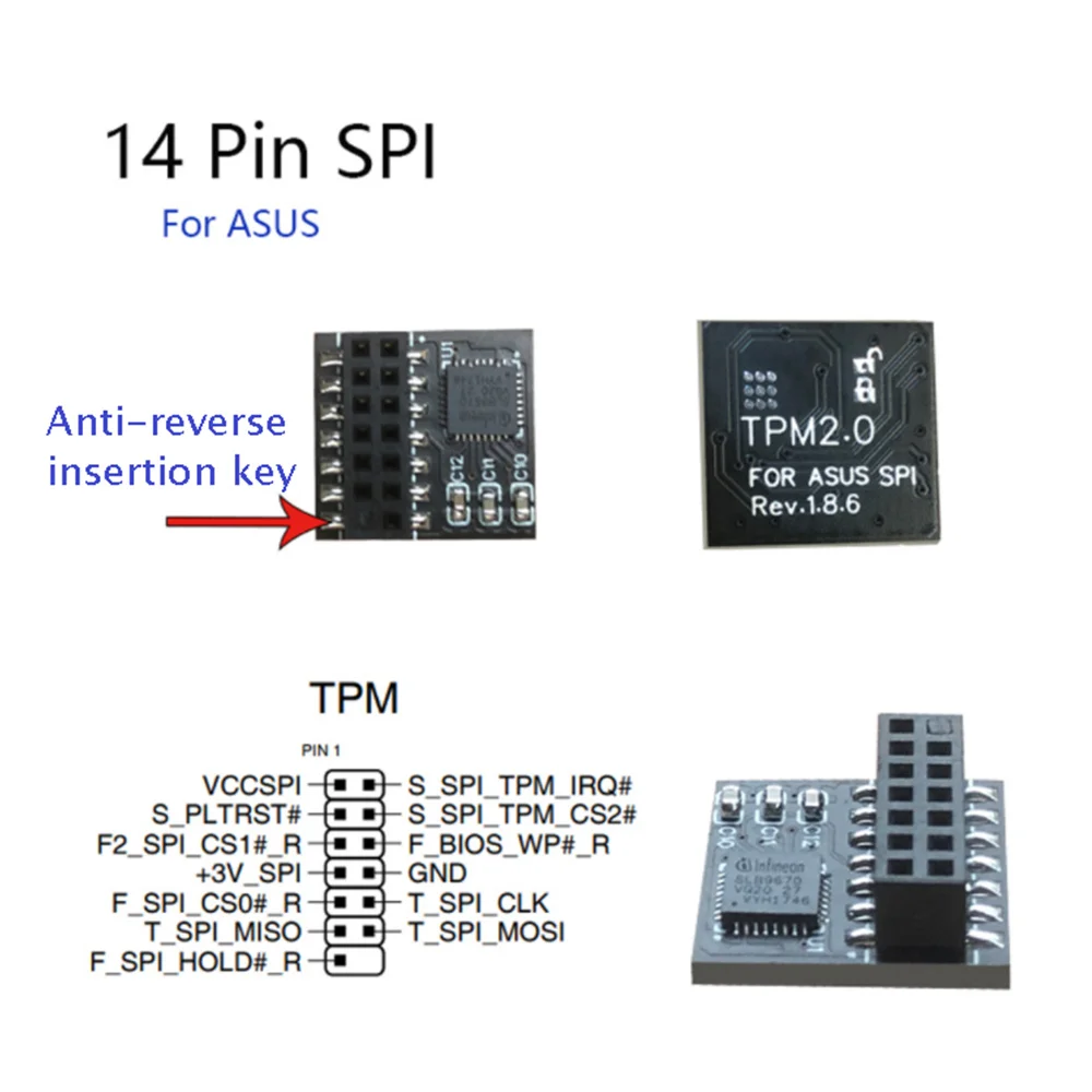 TPM-2-0-Encryption-Security-Module-Remote-Card-14-Pin-SPI-TPM2-0 ...