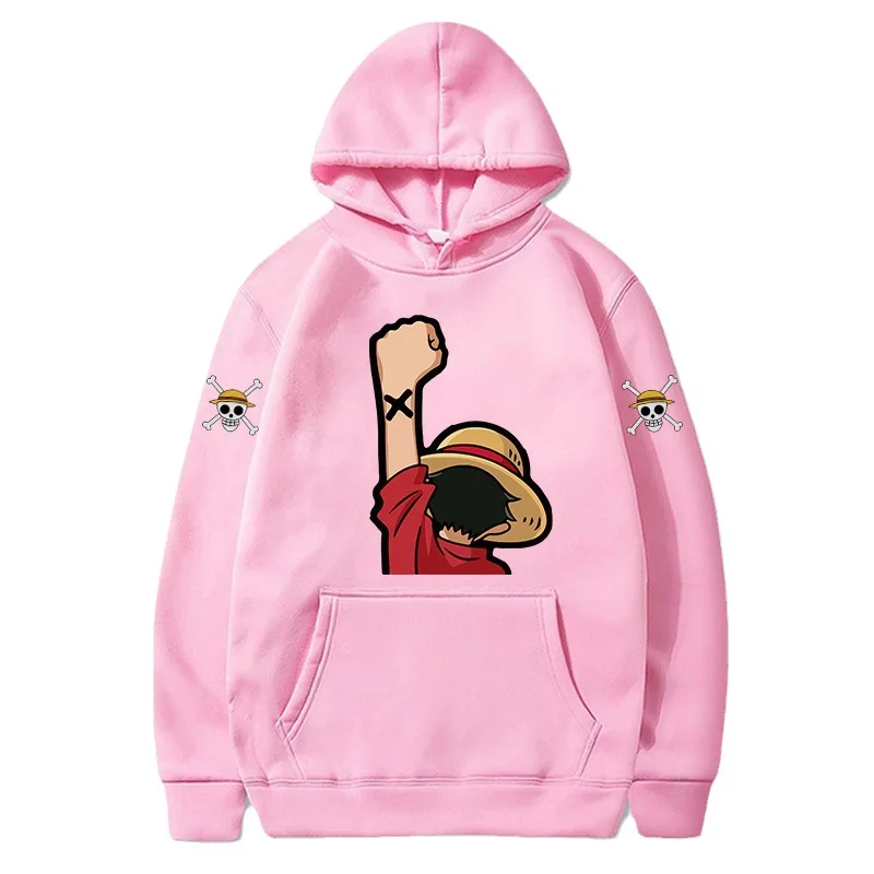 The New One Piece One Piece Luffy Peripheral Pullover Hoodie Plus ...
