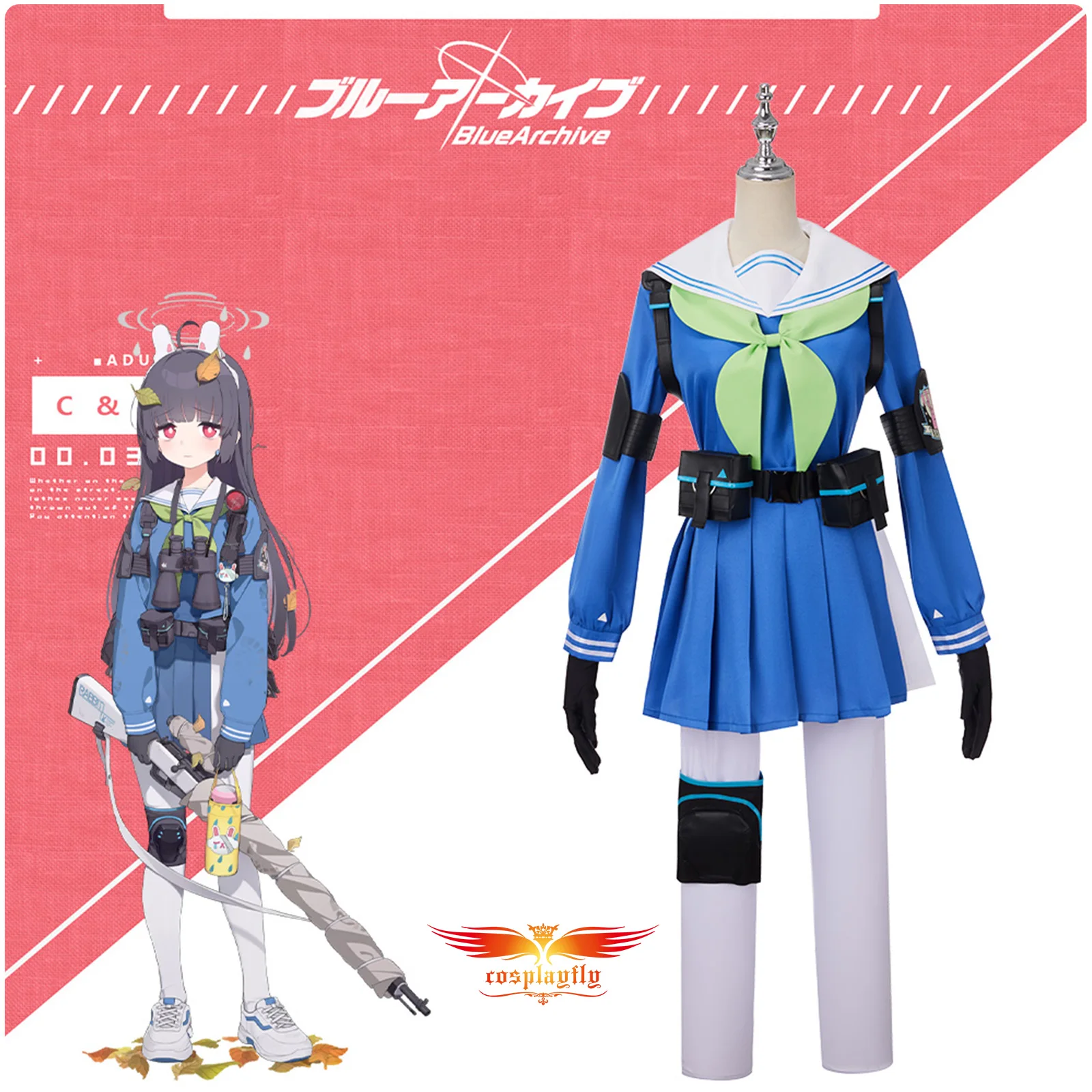 In-Stock-XS-XL-Anime-Blue-Archive-Kasumizawa-Miyu-Cosplay-Costume-for ...
