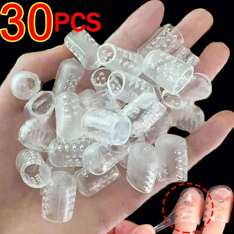5-30pcs-Transparent-Silicone-Toe-Covers-Women-Gel-Little-Toes-Protector ...