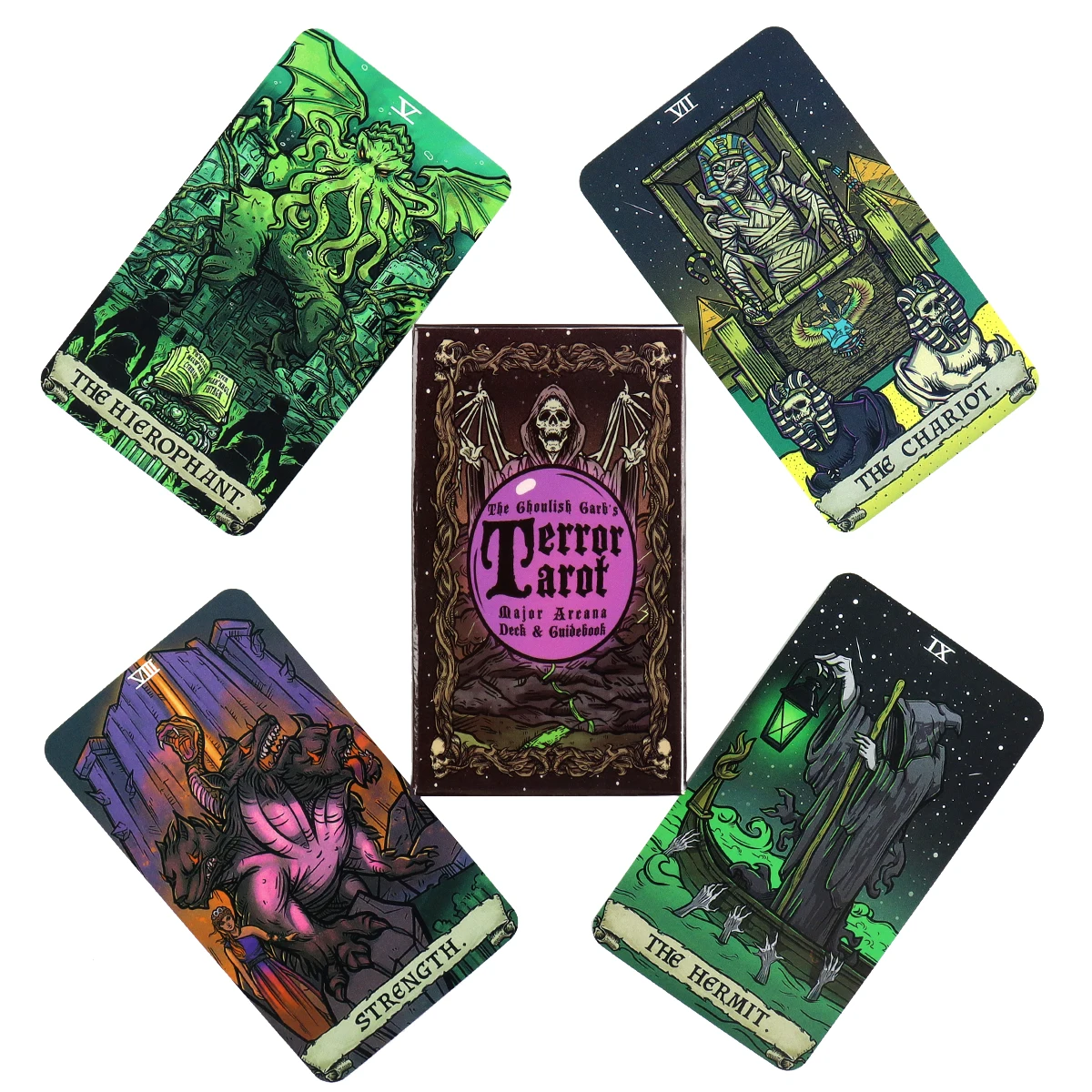 Terror-Tarot-Deck-Cards-Game-Tarot-Deck-Magical-Fate-Divination-Fun ...