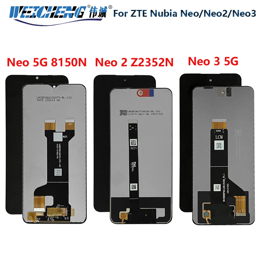 Original For ZTE Nubia Neo 5G 8150N LCD Display Touch Screen Digitizer ...