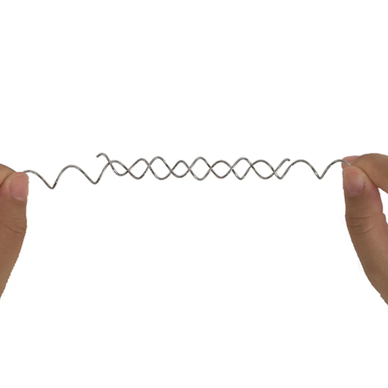 Magic Tricks Infinite Loop Magic Wire Puzzle Spiral Illusion Metal Ring ...