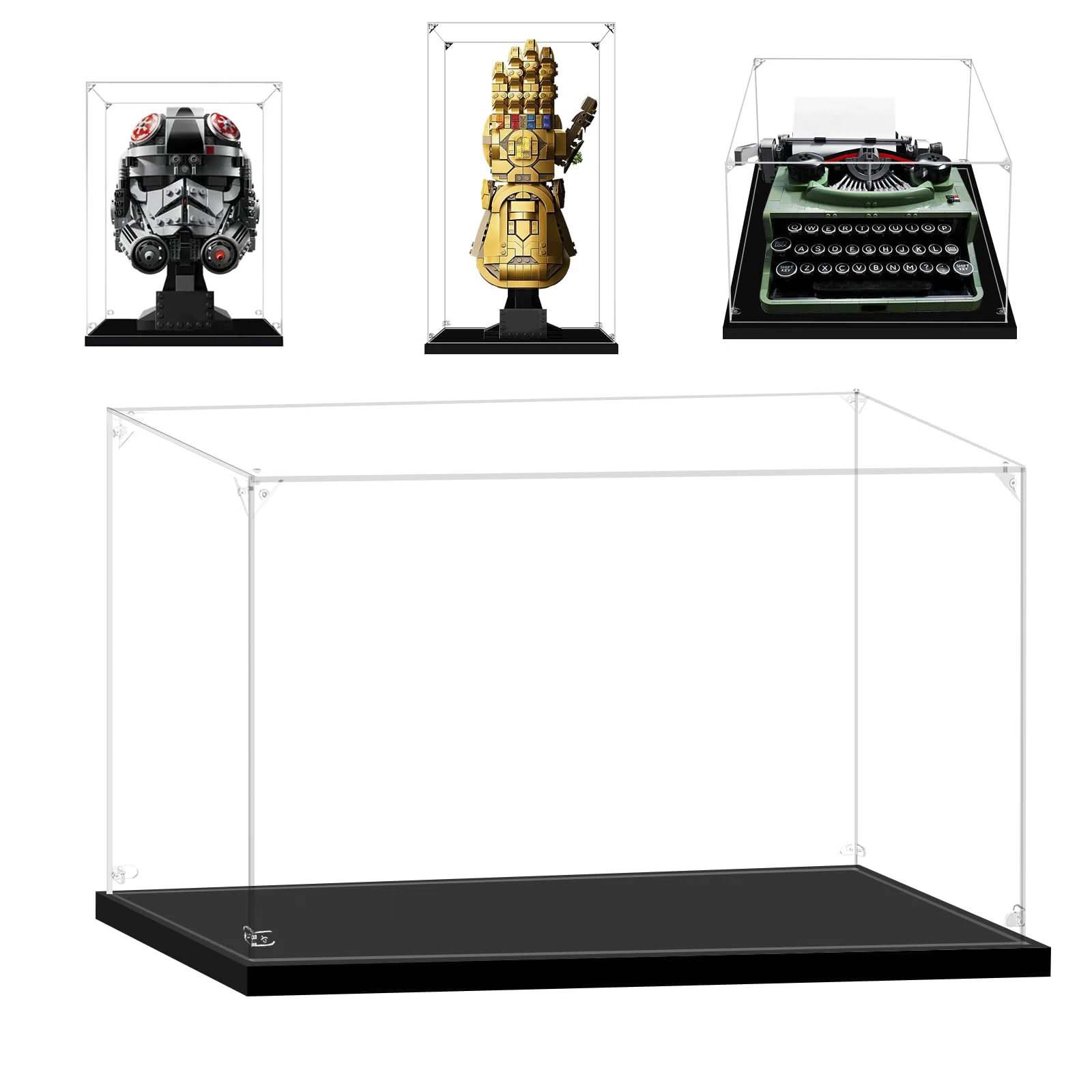 Acrylic Display Case Cube Acrylic Display Box With Screw,Assemble ...