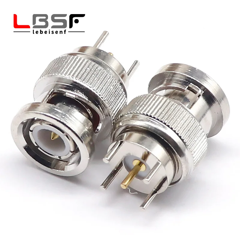 BNC connector pcb welding head bnc welding plate connector four-legged BNC male BNC-KE male ...