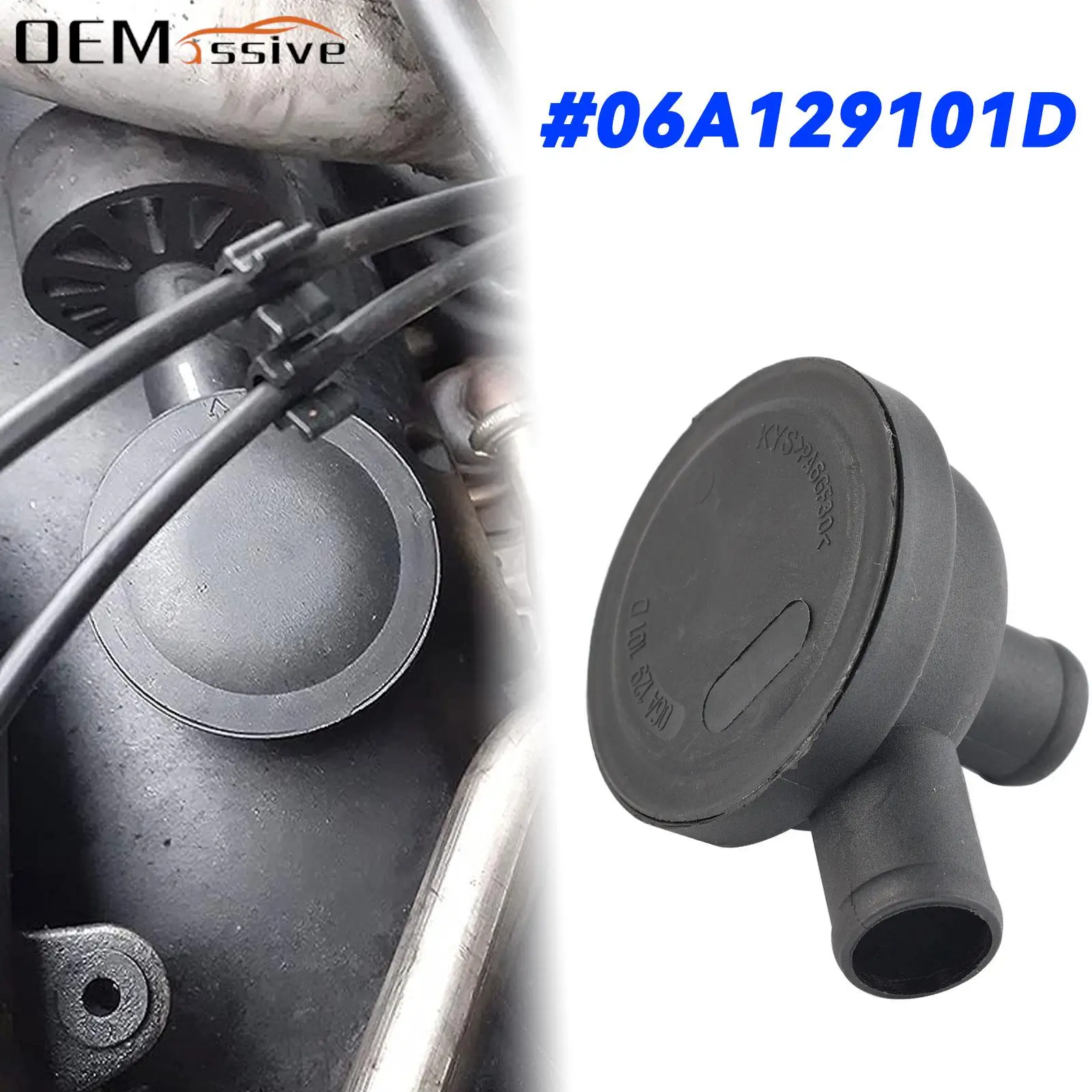06A129101A 06A129101D Crankcase Pressure Regulating Breather Vent Purge ...