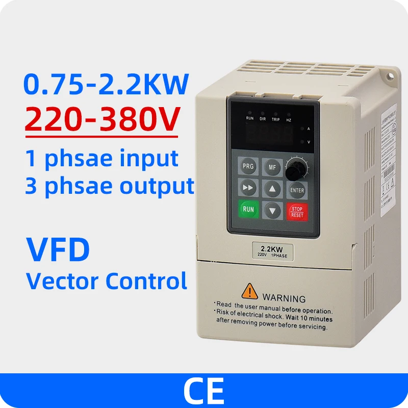 220V-380V-0-75KW-1-5KW-2-2KW-1HP-2HP-3HP-Economical-Mini-VFD-Variable ...